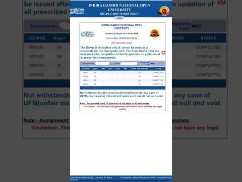 IGNOU result update 2025 | Ignou result dec 2024 is out | Ignou result update 2024 | #ignou #result