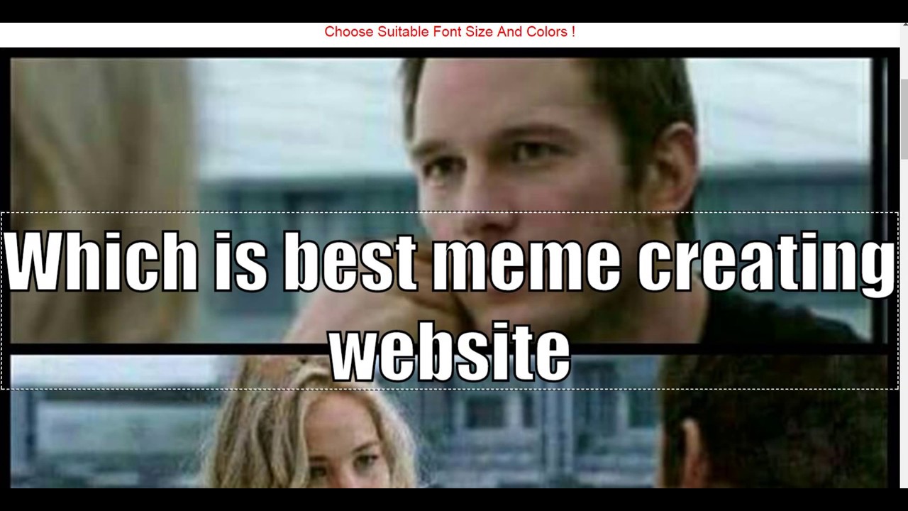generate memes by pasting image URL