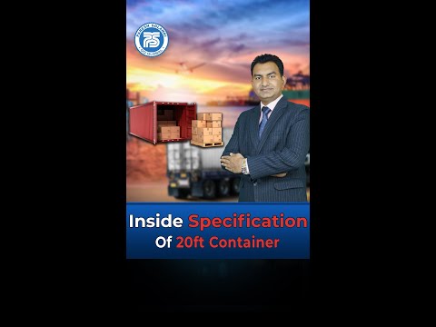Inside specifications of 20 feet container. #Pareshsolanki #Exporter #Importer #GoGlobal #onlineexim