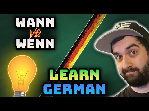 "wann" vs "wenn" Explained: Avoid Common German Grammar Mistakes! ⚡