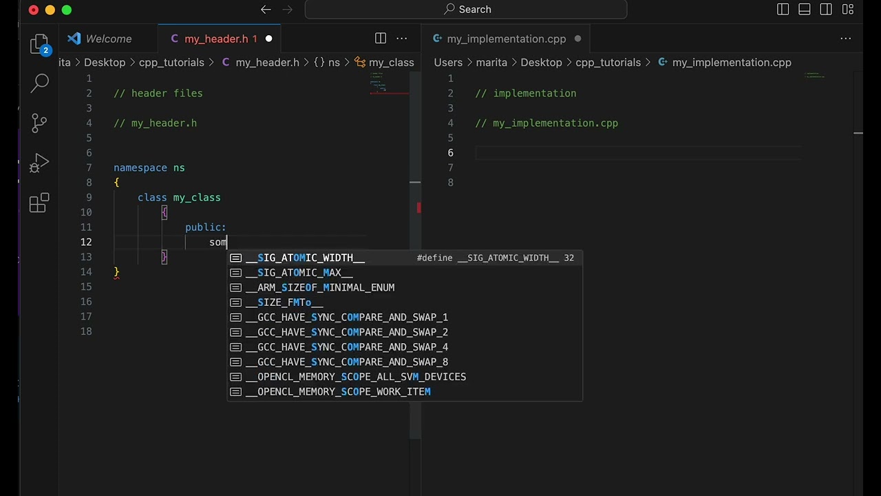 C++ vs Python: Header and Implementation Files || C++ for Python Developers