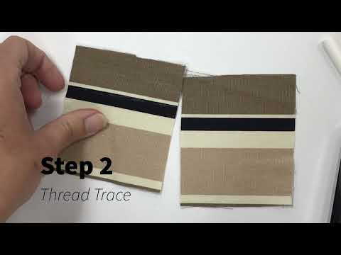 Plain Seam by Hand- How to Sew the Plain Seam- First step for other couture seams