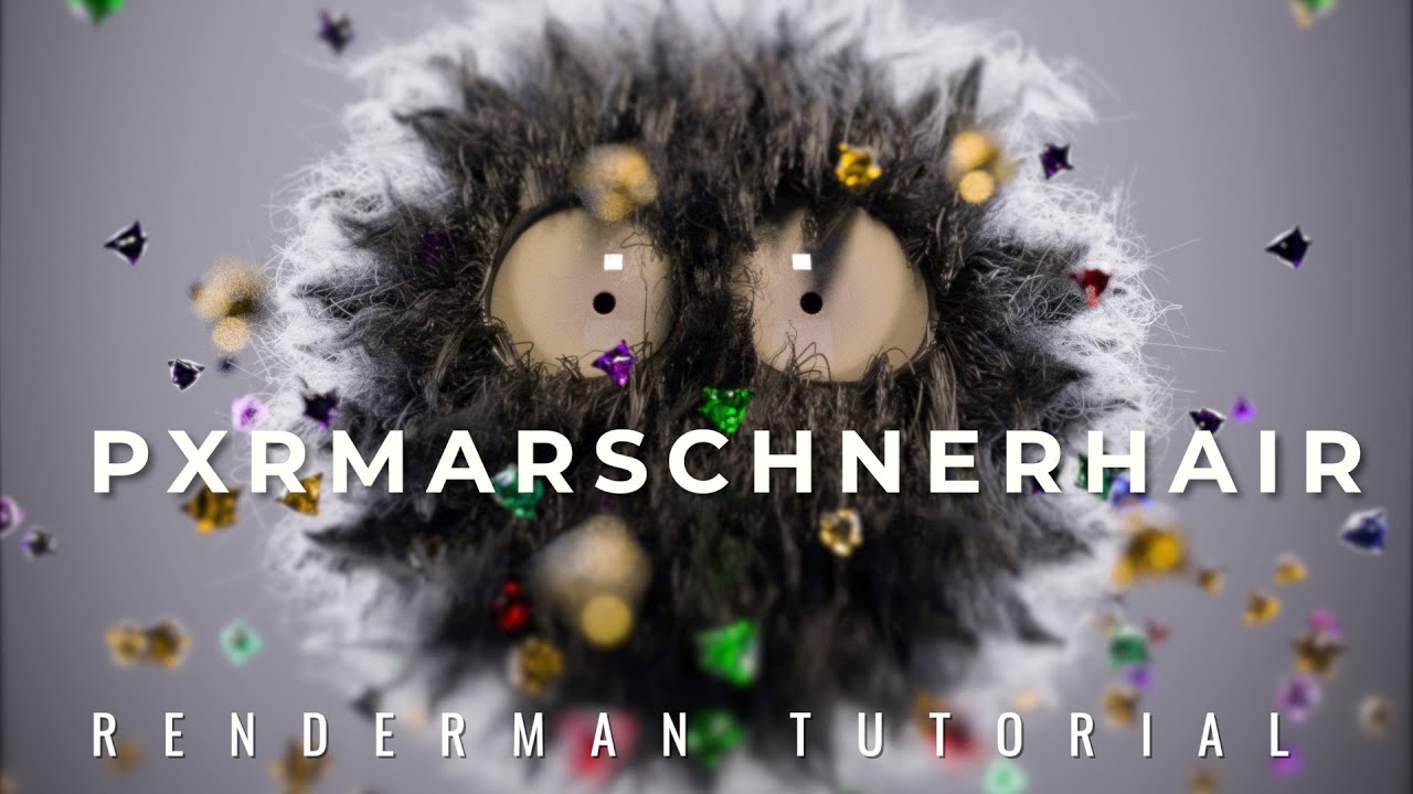 Renderman - PxrMarschnerHair Tutorial