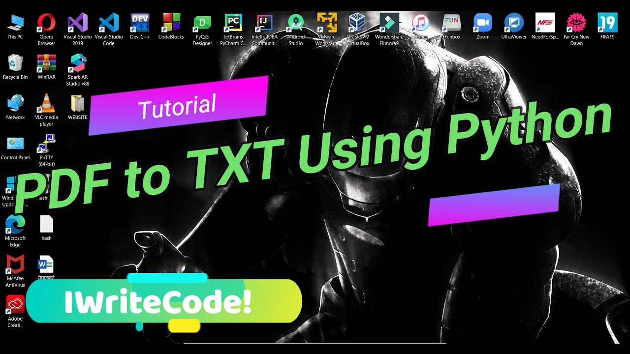 Extract Text from PDF Using Python (PyPDF2 Module)