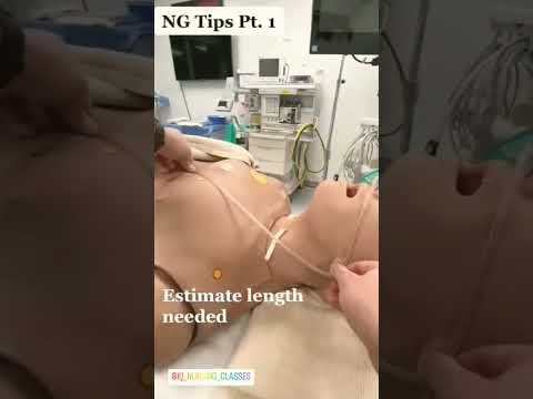 Ng tube insertion #education #art #viral #knowledge #medical