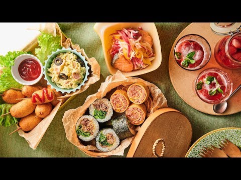 手軽に6品!春のピクニック弁当<201903_セレクトクラスCメニュー紹介>