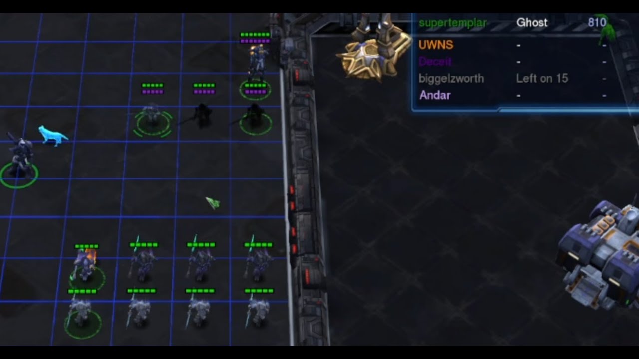 SquadronTD2 Ghost Builder Meele Frenzy Starcraft 2