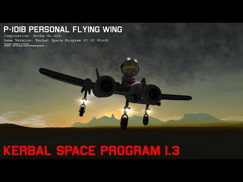 P101 Boomerang Flying Wing - Kerbal Space Program 1.3