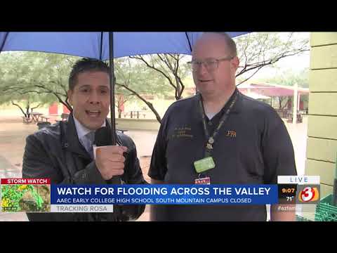VIDEO: Rain and flooding force closure of several schools