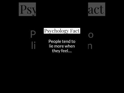 People lie more when... 🤥