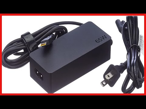 Lenovo 65w USB Type C Ac Adapter 4X20M26268 With 2 Prong Power Cord Included, Black In The Original