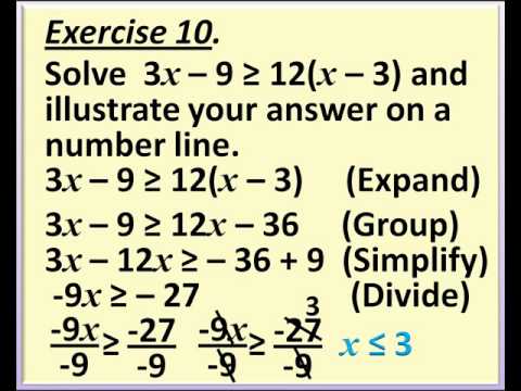 JHS MATHS SOLVING INEQUALITY PROBLEMS