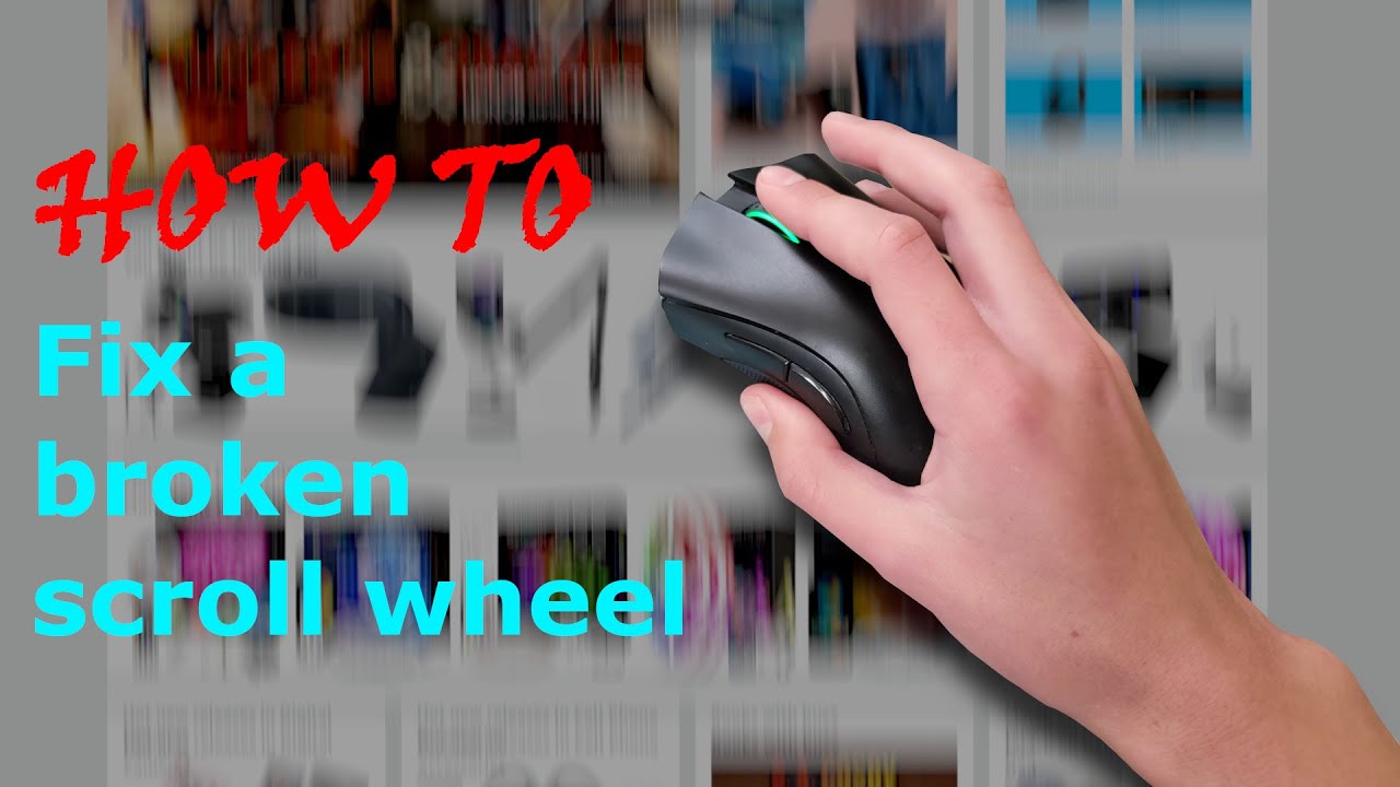 How to Fix a Jittering Scroll Wheel (& Razer Deathadder Elite Dissasembly)