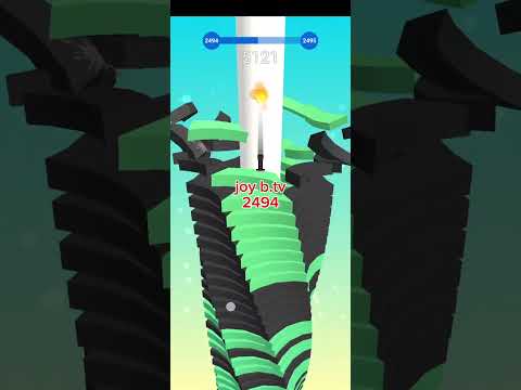 Level 2494 stack ball #games #satisfying #gameplay