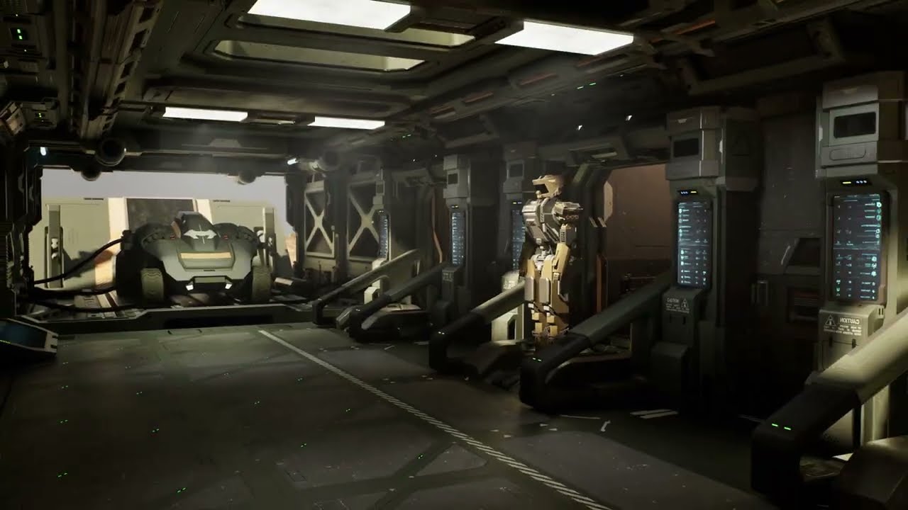 Modular Sci-Fi Mecha Base |  Unreal Engine 5