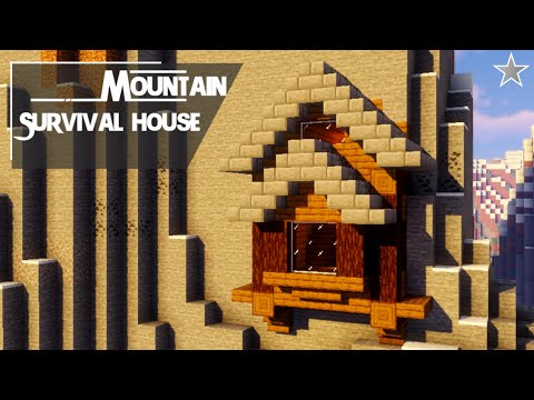 Mountain survival house Minecraft Map