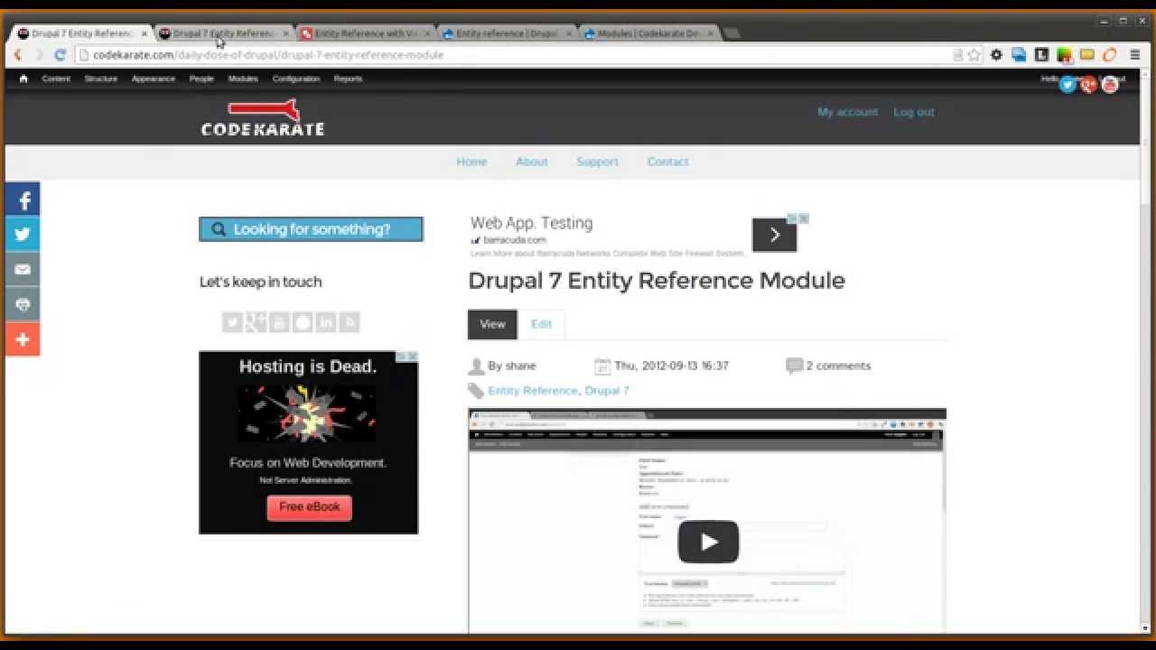 Using Views with the Entity Reference module in Drupal 7 - Daily Dose of Drupal episode 151