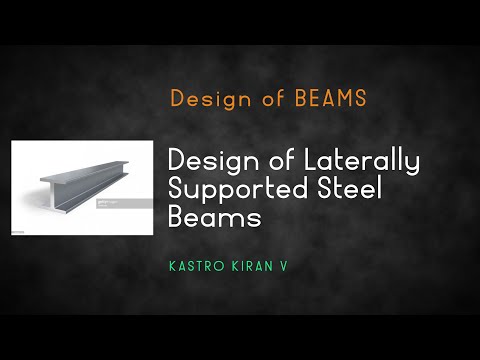 Design of Laterally Supported Beam