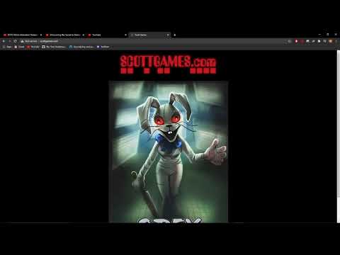 secret message in source code scott games.com