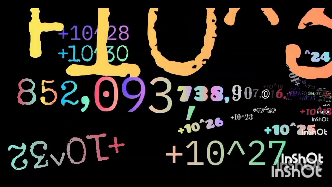 Numbers 0 to 10 Duodecillion with sounds