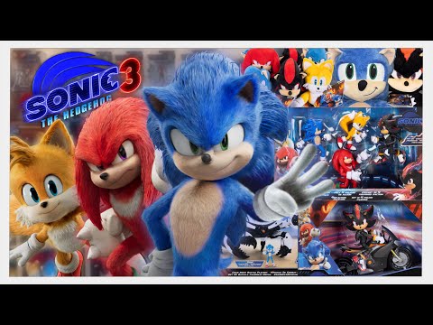 EVERY Sonic 3 PRODUCT BY JAKKS Pacific l Sonic the Hedgehog 3 l (2024 Movie)