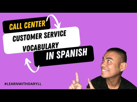 Call center- customer service vocabulary in Spanish (PART 5)