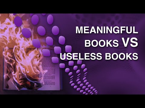 Instrumental value of a book: Meaningful books VS Useless books