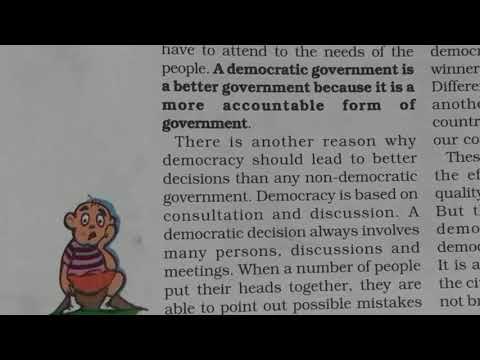 broader meaning of democracy class 9th civics