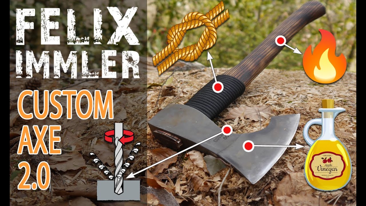 4 Tricks to Transform Your Budget AXE - Minimal tool modifications ! - Perfect axe for hiking trips