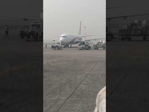 Push back Runway Biman Bangladesh Airlines for take up #bimanbangladesh #silkwaywestairlines