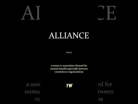 Alliance #how to pronounce and meaning of the word #learnenglish #vocab #vocabulary #english learn