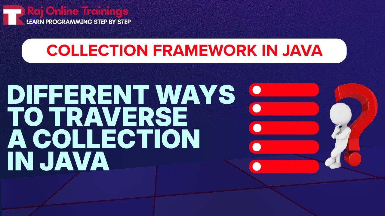 Ways to Traverse a Collection in Java | Iterator, ForEach, Enhanced For Loop | Java Collections