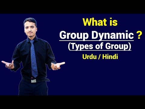 Group Dynamic & Types of Group | Urdu / Hindi