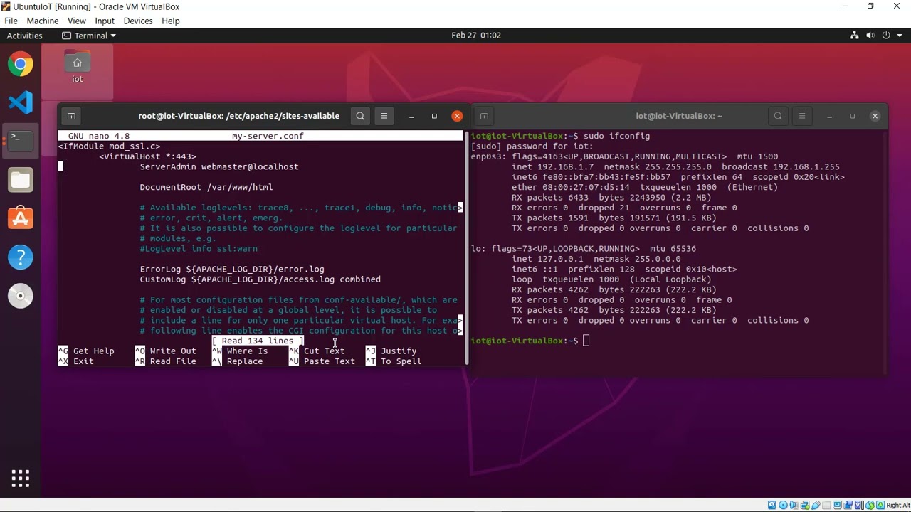 Enable https with Apache at Ubuntu
