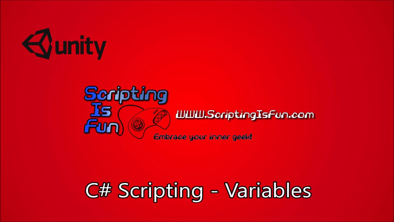 How to Program in Unity C# Scripting Part 1 - Variables
