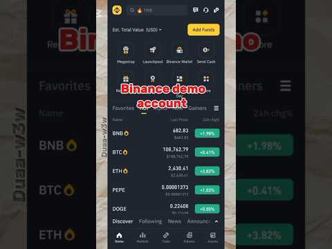 Binance demo account Binance mock account|Earning from binance without money Howto open demo account