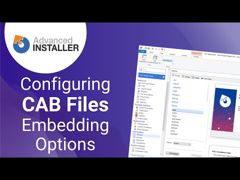 CAB Files - Configuring CAB Embedding Options