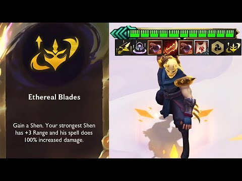 "Ethereal Blades ft. 5 Exalted" 3 Star Shen Carry!⭐⭐⭐! | TFT Inkborn Fables | Teamfight Tactics