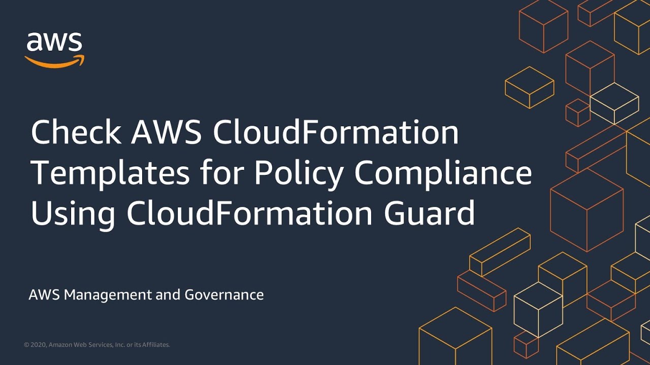 Check AWS CloudFormation Templates for Policy Compliance Using CloudFormation Guard