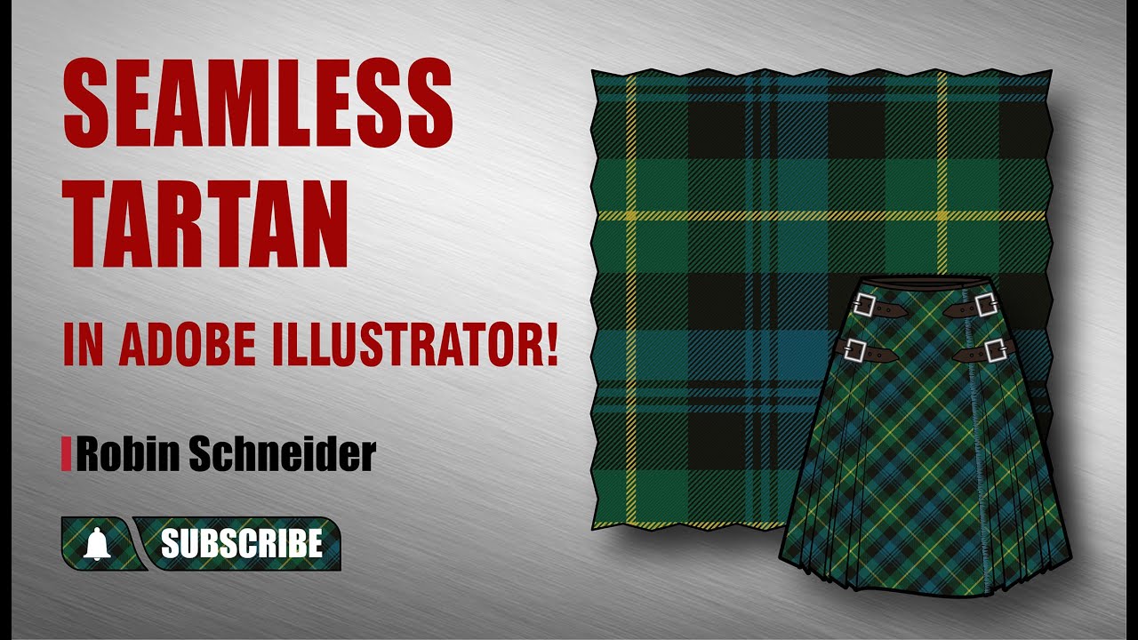 How to Create a Seamless Tartan Plaid with a Twill Weave in Adobe Illustrator
