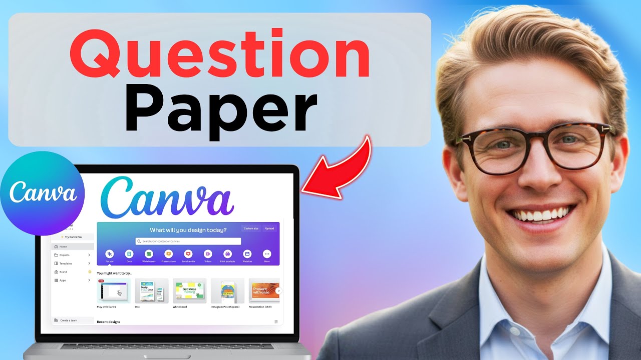 How To Make Question Paper In 2 Minutes With Canva AI Fast & Easy Method (Updated 2026)