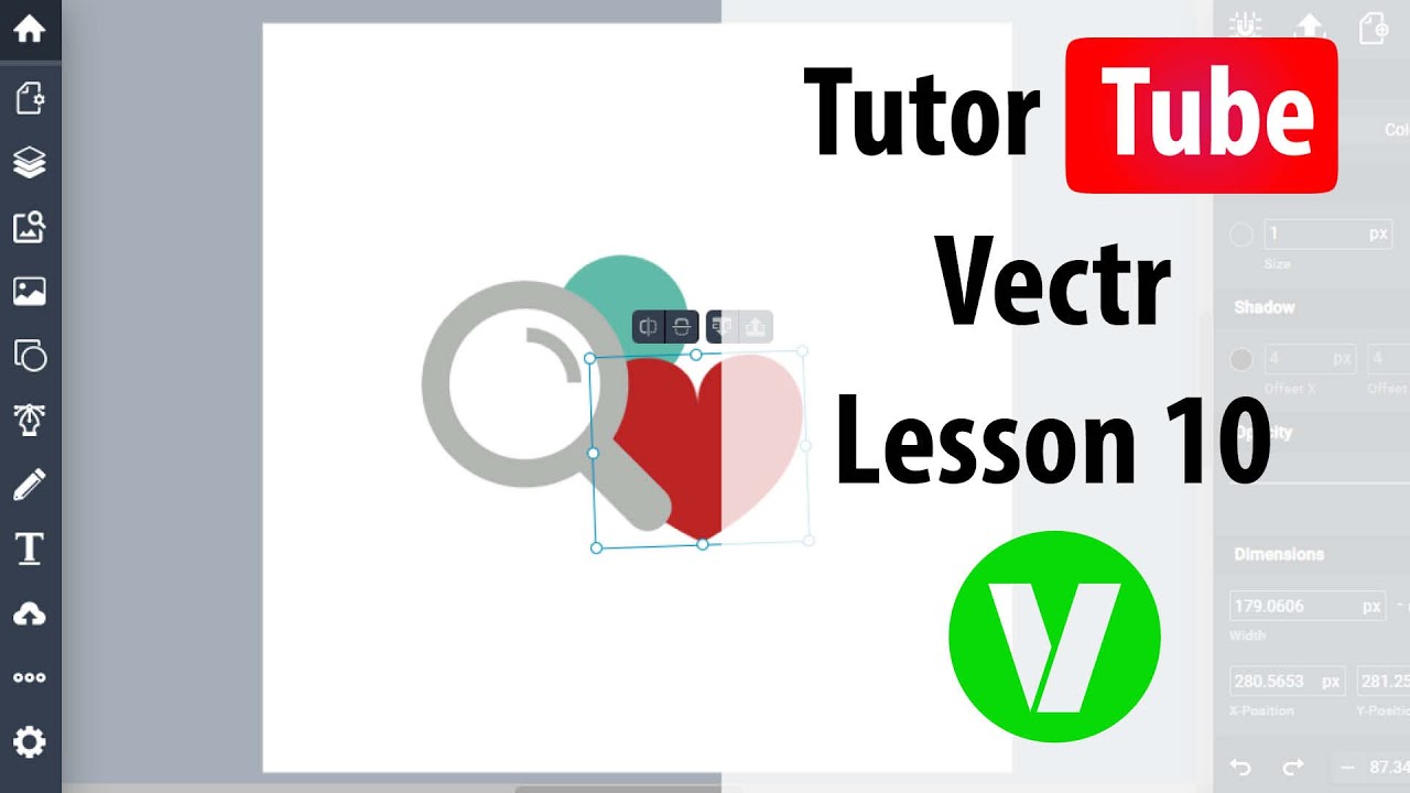 Vectr - Lesson 10 - Border and Shadows