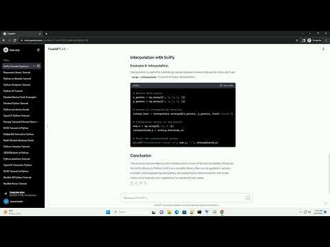 use of scipy library in python