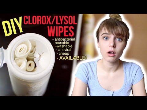 DIY Antibacterial Wipes!