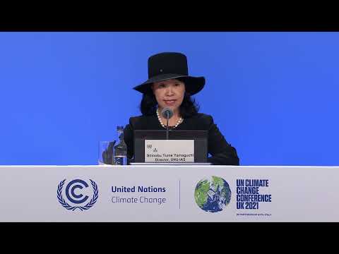 COP26 Press Conference: UN University to Launch Degree Specialisation on the Paris Agreement