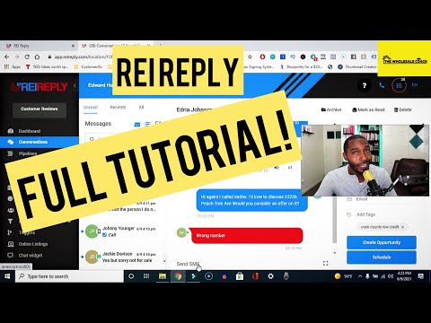 REI Reply Review FULL Tutorial | BEST Wholesale Real Estate Texting Software