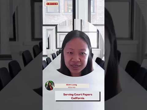 Serving Court Papers California