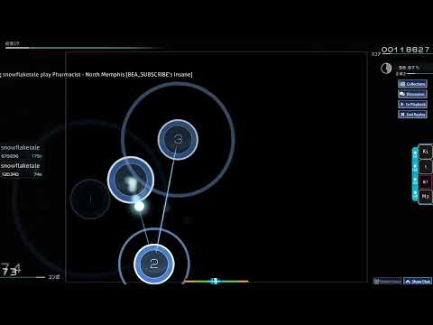 【Osu 4.48*】Pharmacist - North Memphis 99.56% FC (Graveyard)