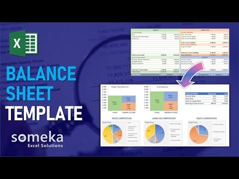 Balance Sheet Template | How to Create Balance Sheet in Excel!