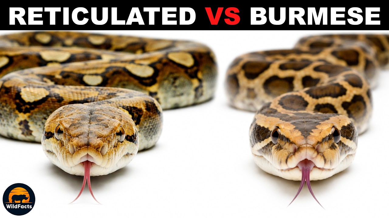 What is the Difference Between Burmese Pythons and Reticulated Pythons?